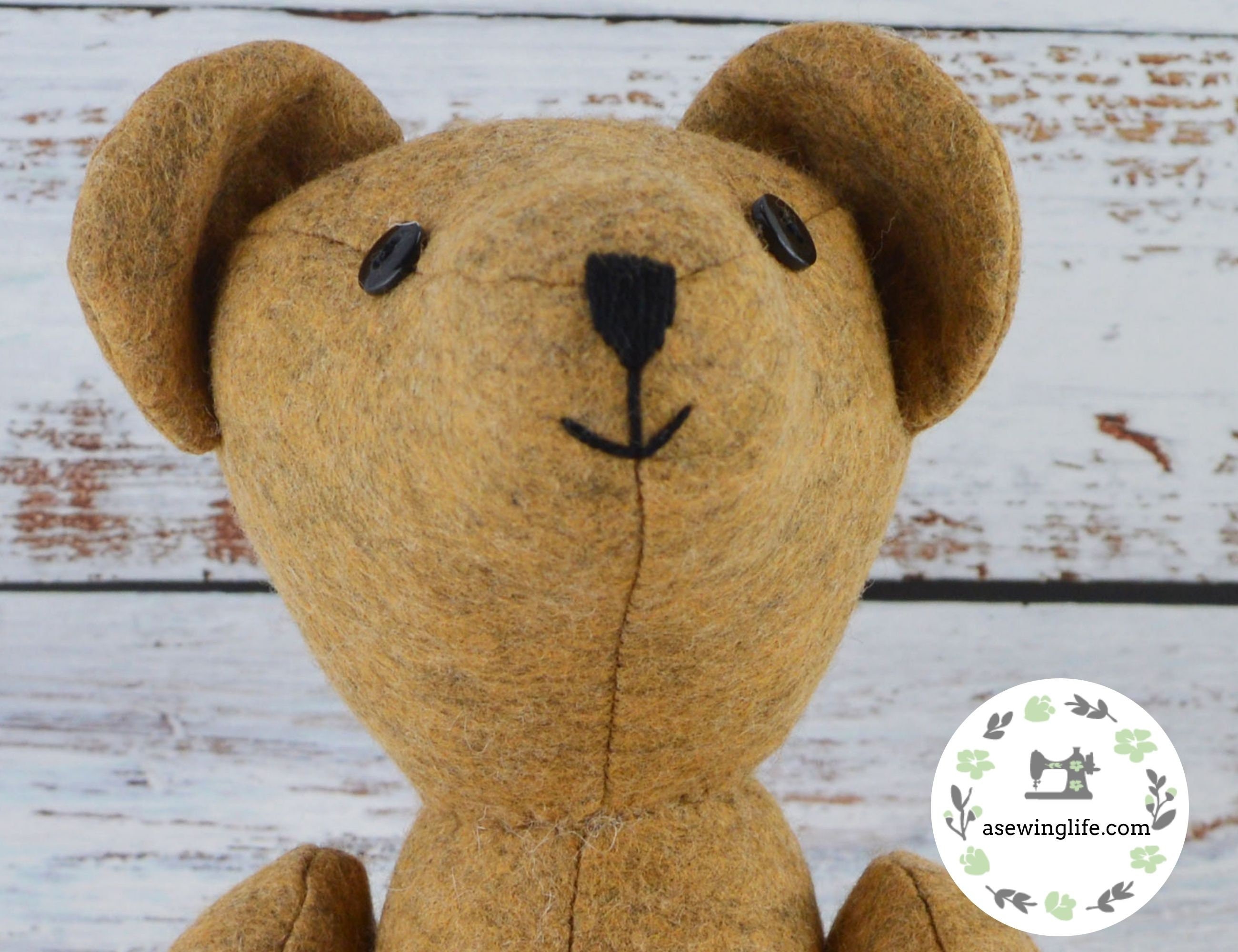 Teddy Bear Sewing Kit. Includes Fabric, Accessories & Pattern. Make a ...