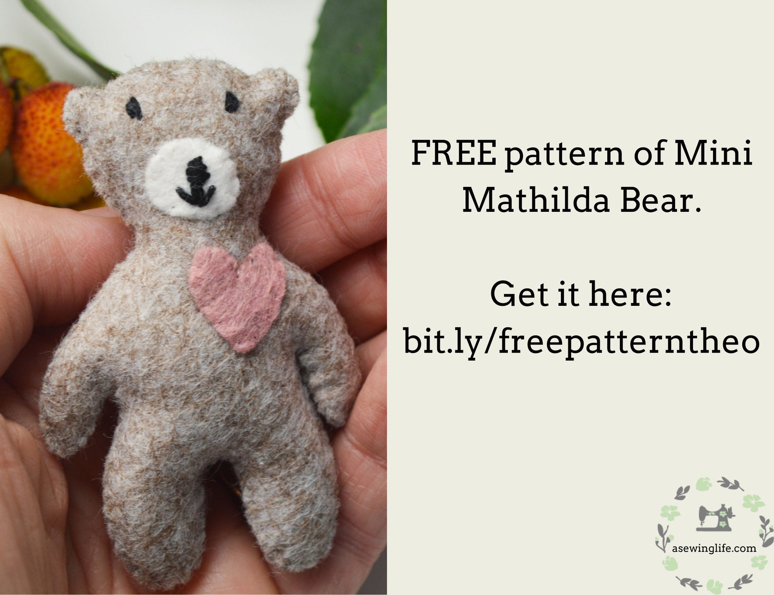 Teddy Bear Sewing Pattern. Pdf Pattern. Stuffed Animal Sewing Pattern ...