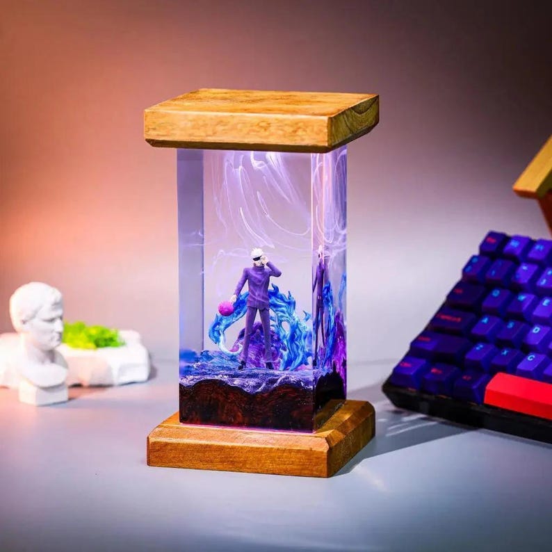 Gojo Satoru Jujutsu Kaisen Lamp Handmade Alien Xenomorph Biolab Night ...