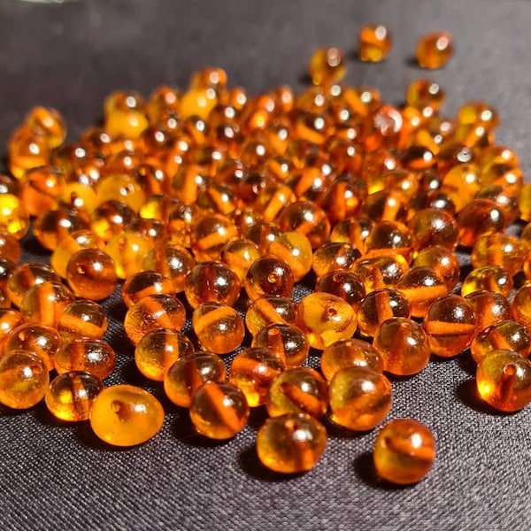 Amber Gemstone Beads - Etsy