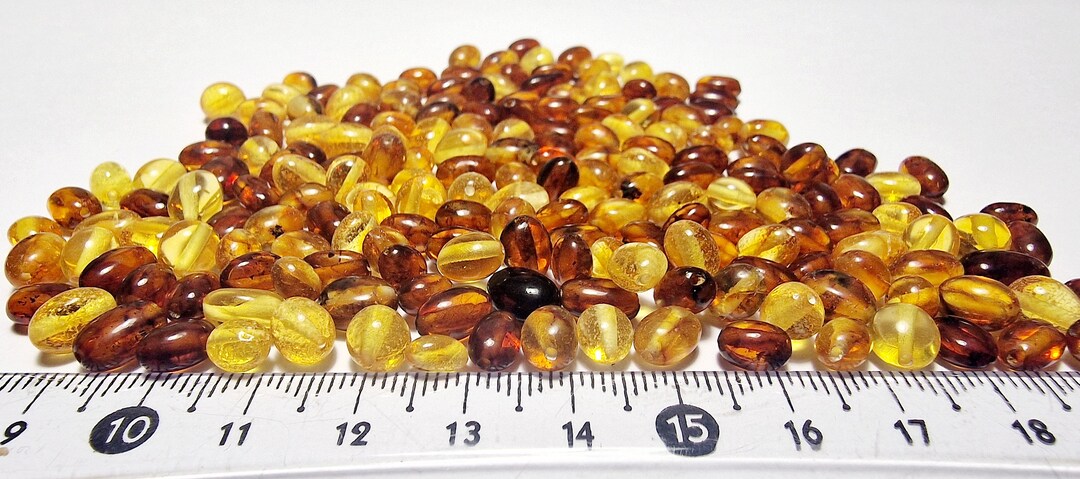 30gr Natural Baltic Amber Mix Olive Beads 4.5-6mm #G13 - Etsy