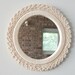 Crochet Mirror Small Round Mirror Wall Decor Shabby Chic - Etsy
