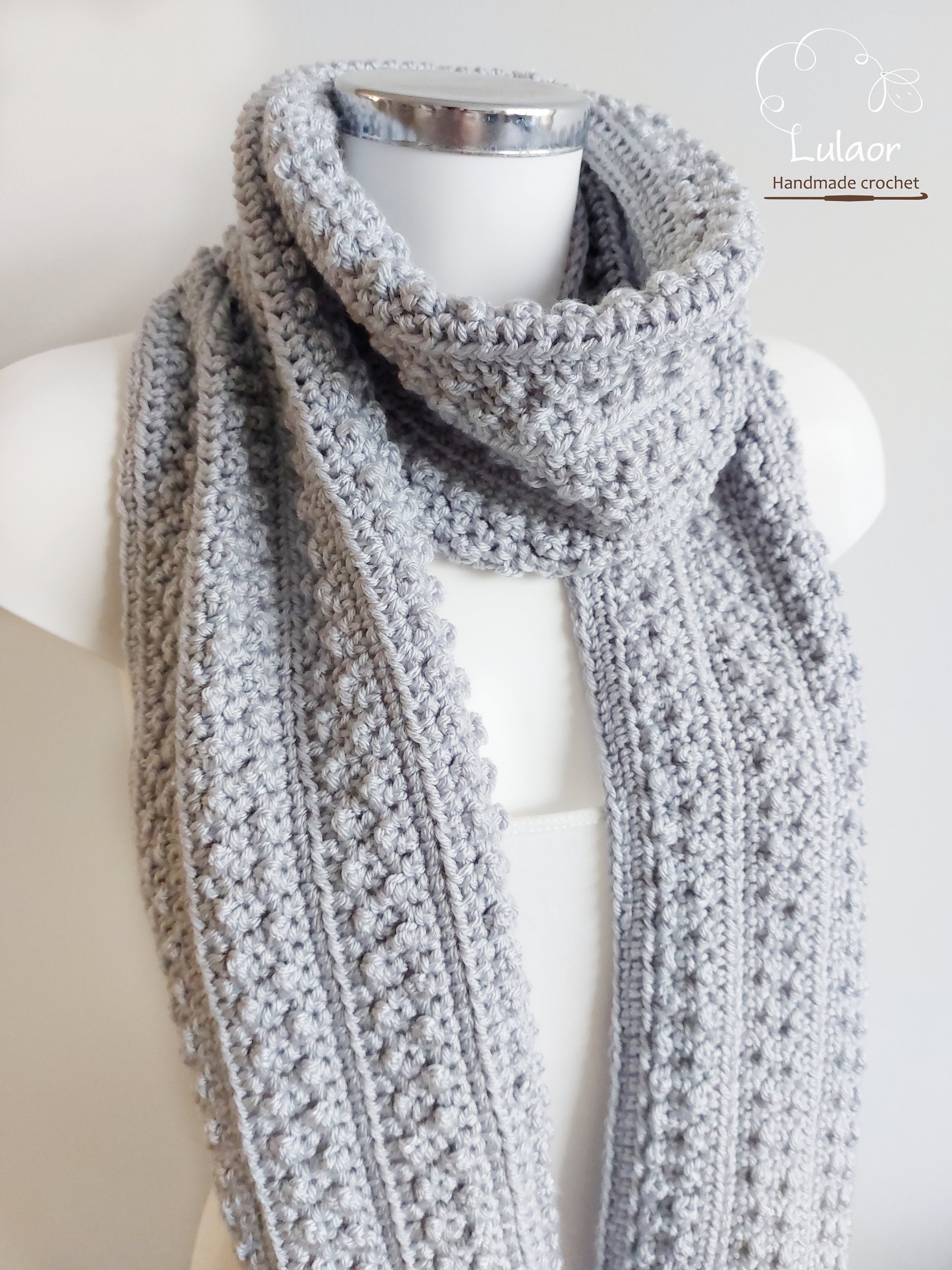 Pattern for Crochet Scarf DIY Crochet PDF File for How to | Etsy