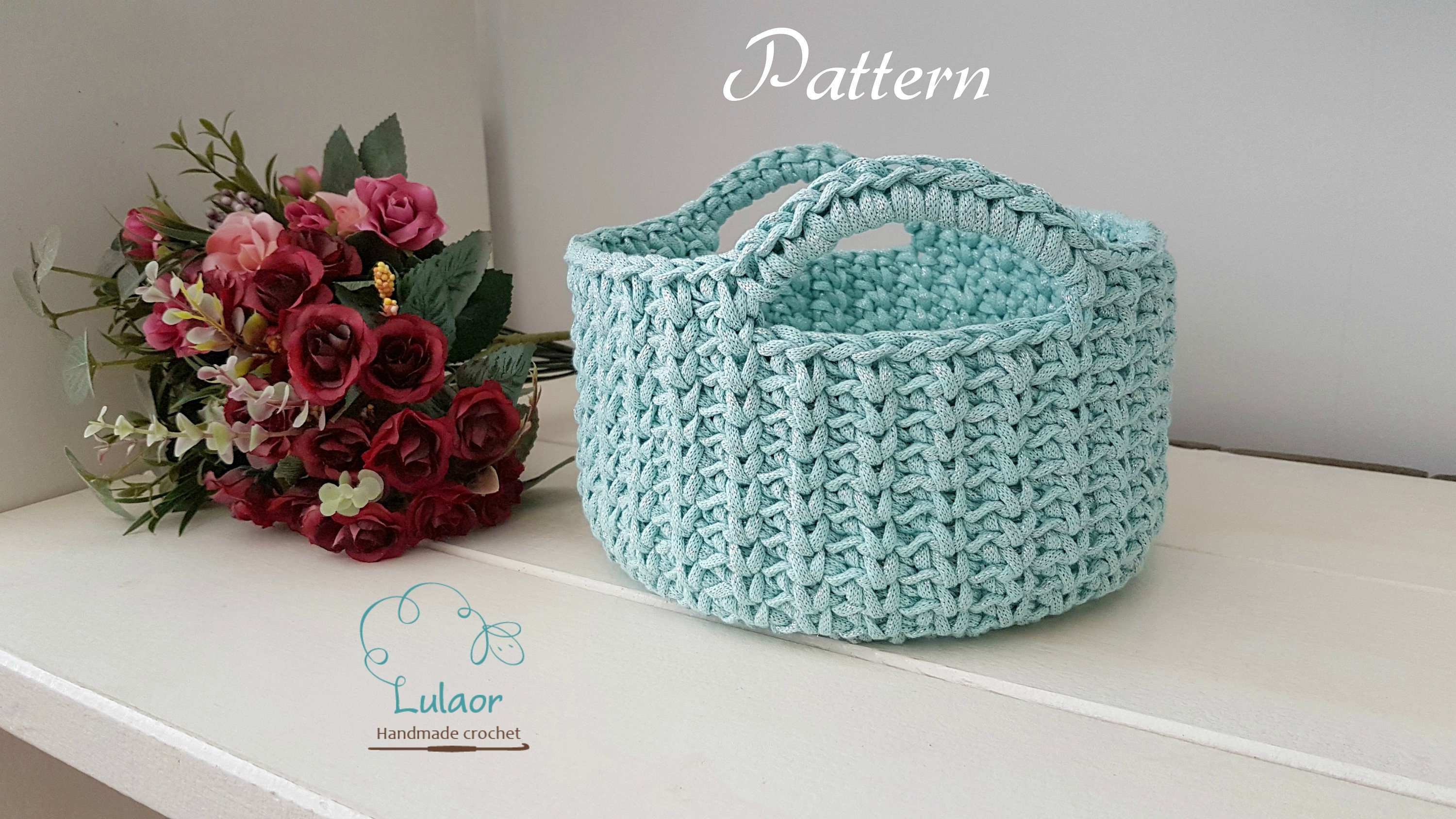 Crochet Basket Pattern: Easy DIY Storage Bin (PDF Pattern) - Etsy