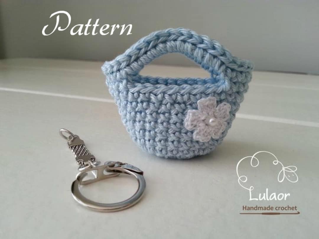Crochet Keychain Pattern, Instant Download Pattern, Crochet Bag ...
