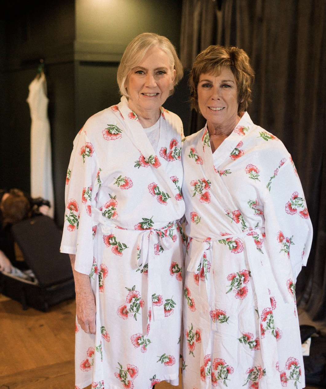 Red Flower Robe - Etsy