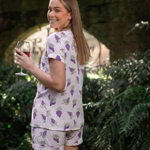Wine Pajama Set - Etsy