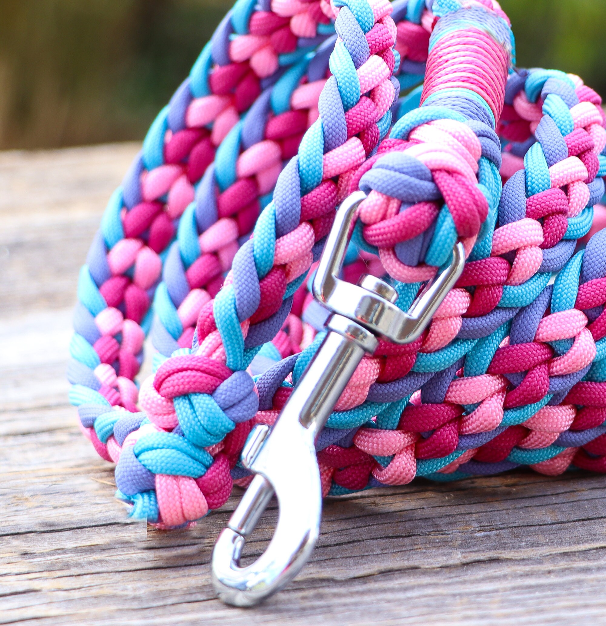 Custom Horse Tack With Name Tag, Personalized Lead Rope for Pets, With ...