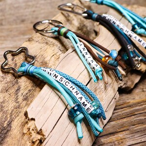 Custom Name Tag - Key Chain - Key Fob, Waterproof, Handmade From Gen ...