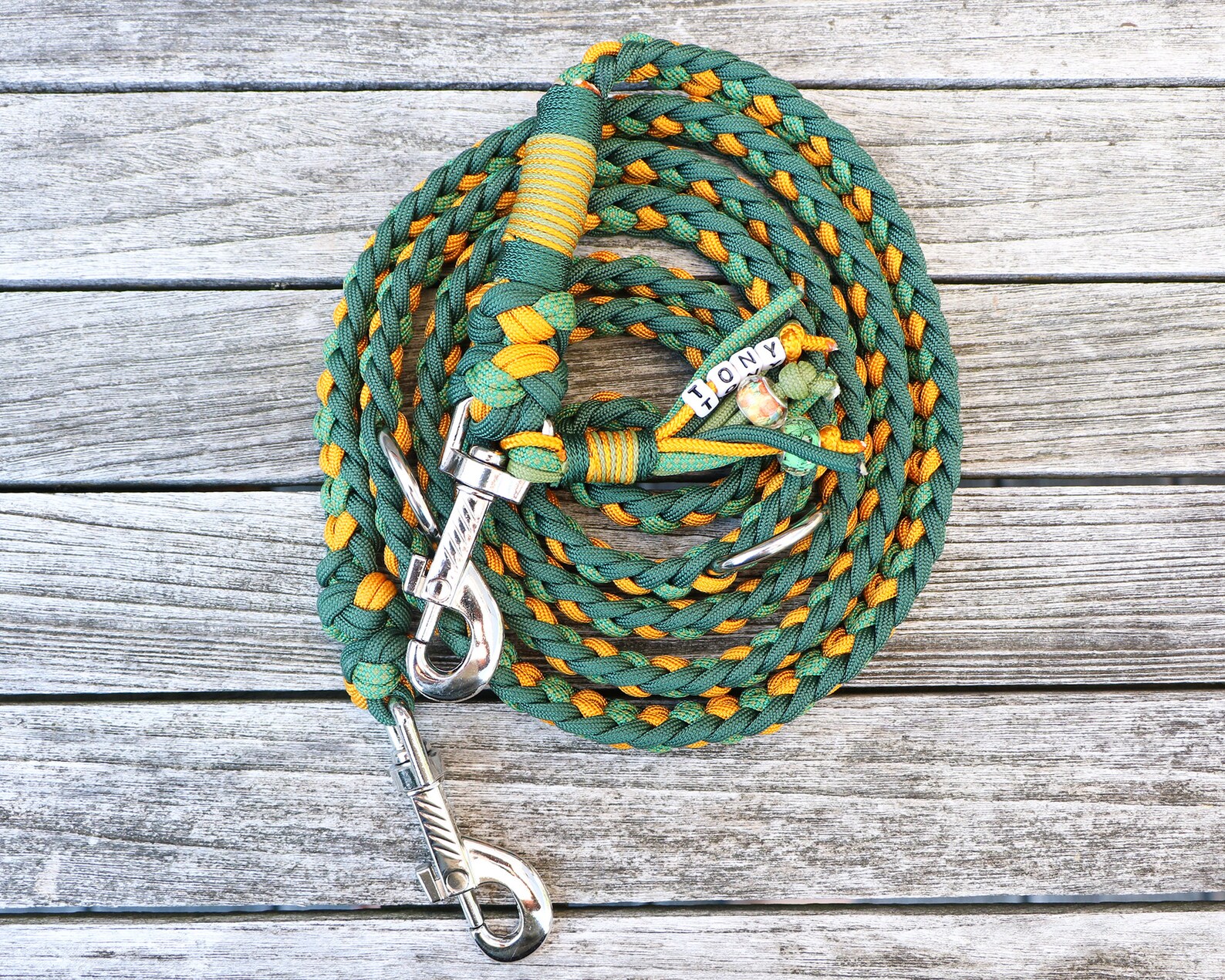 Dog Collar and Leash Set, Name Tag, Handmade From Gen. Paracord ...