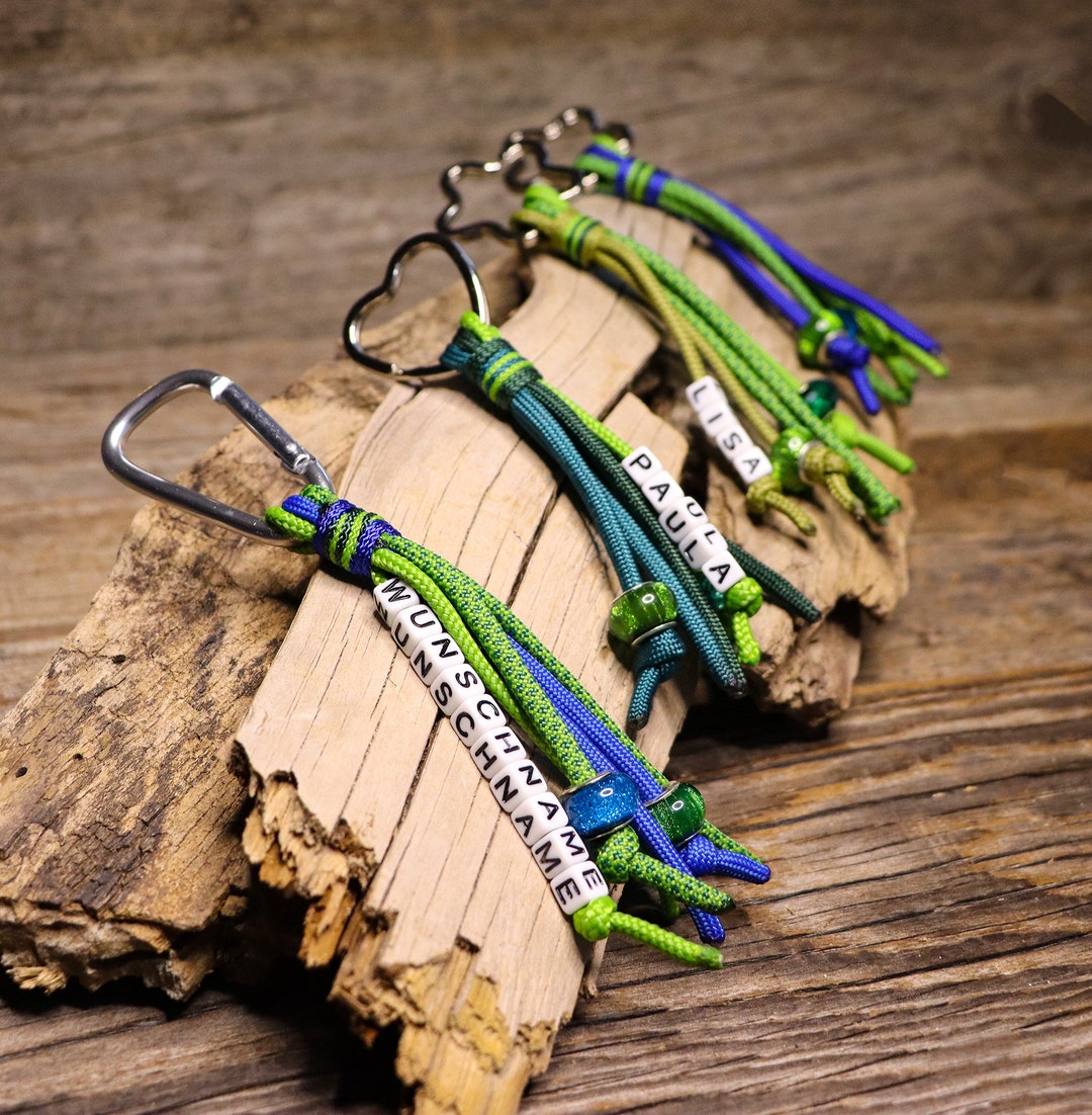 Custom Name Tag - Key Chain - Key Fob, Waterproof, Handmade From Gen ...
