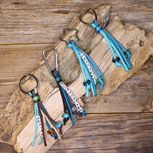 Custom Name Tag - Key Chain - Key Fob, Waterproof, Handmade From Gen ...