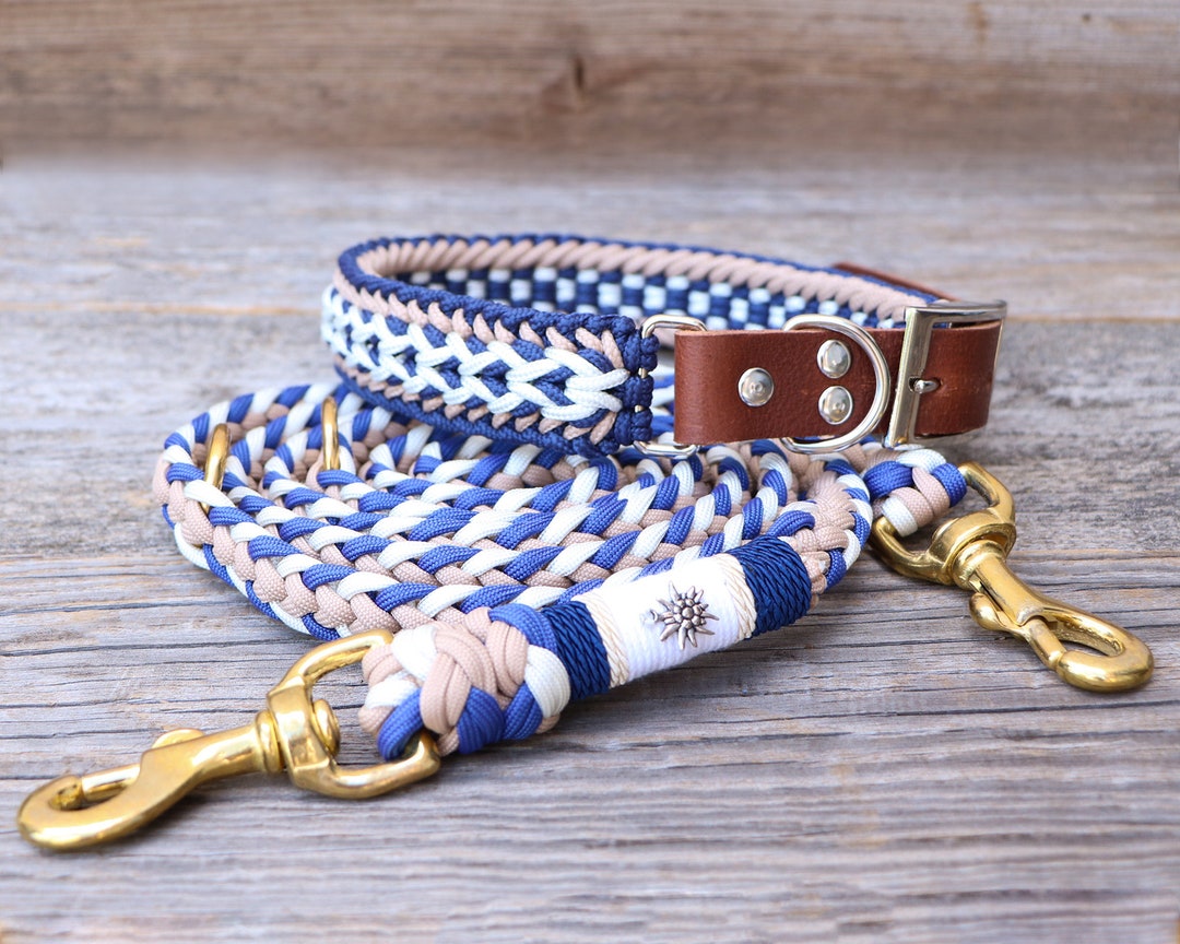 Dog Collar and Leash Set, With Name Tag, Custom Made, Waterproof ...