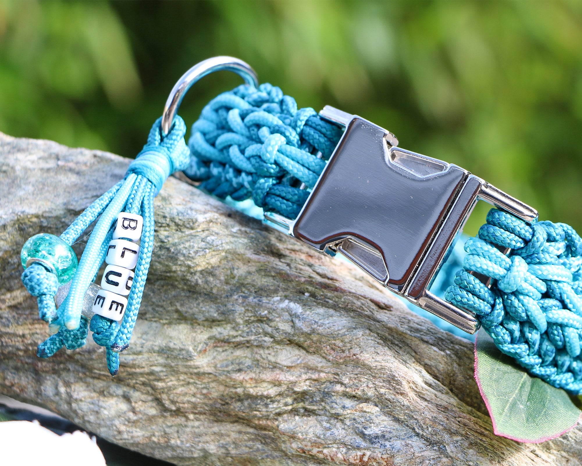 Custom Dog Collar W. Name Tag A. Quick Release Buckle, Made From ...