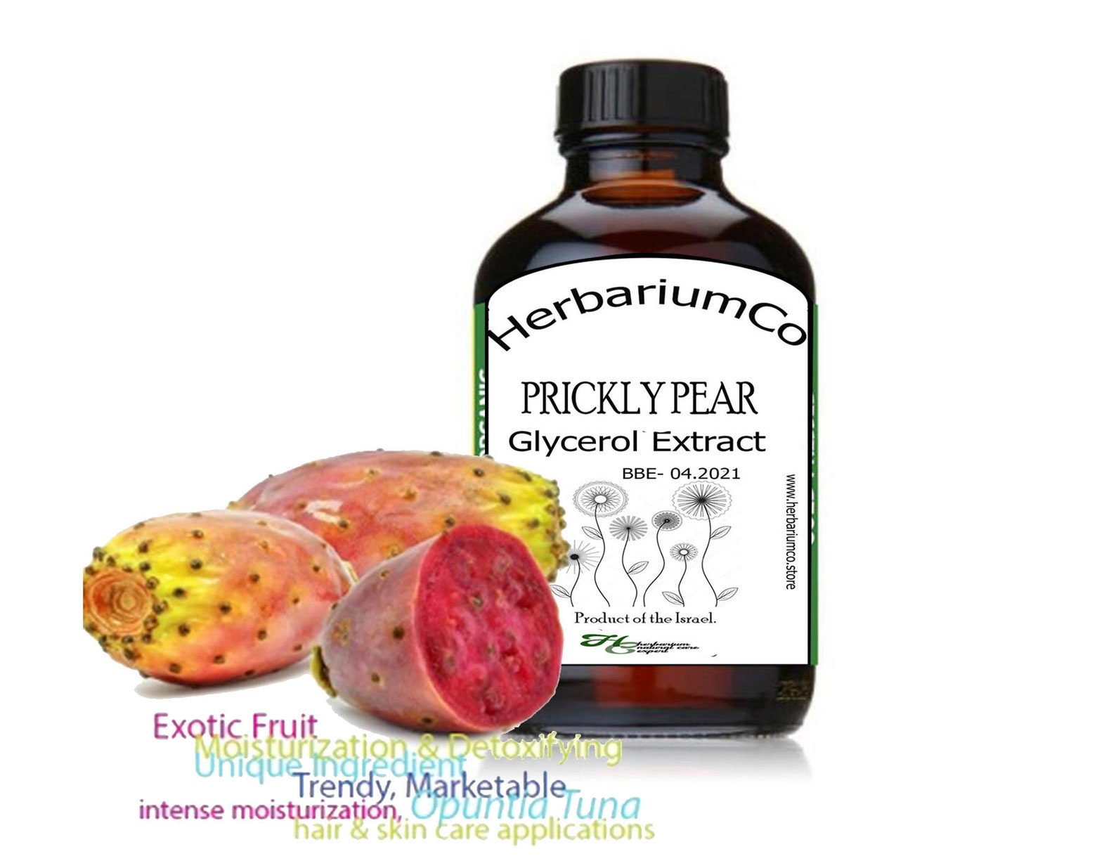 PRICKLY PEAR EXTRACT. Organic Vegan. Moisturizing | Etsy