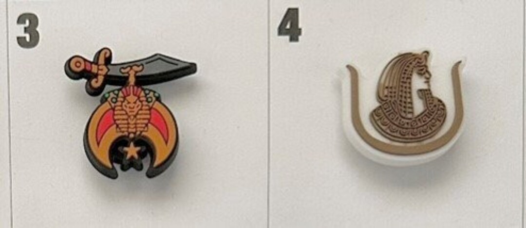 Daughters of Isis (DOI) and Shriner Croc Charms - Unique Egyptian and ...