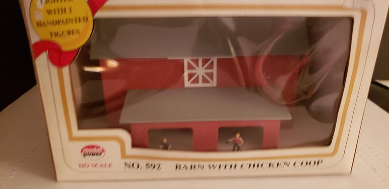 HO Scale Model Power Barn With Chicken Coop - Etsy