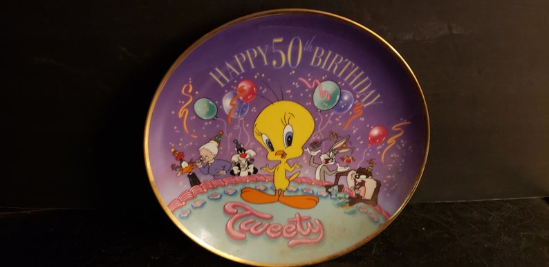 Tweety Bird Plate - Etsy