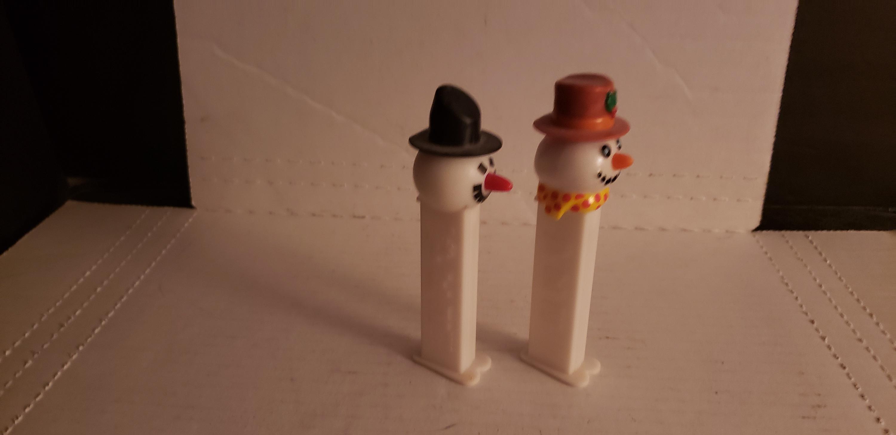 PEZ Snowmen Dispensers - Etsy