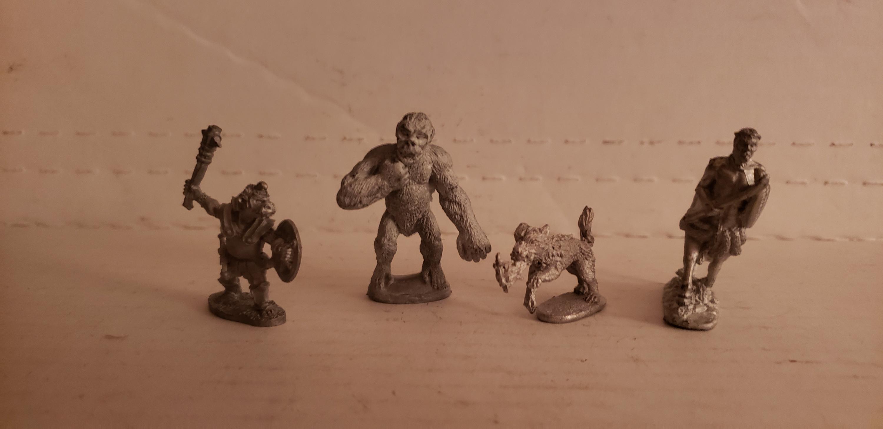 Dungeons and Dragons Unpainted 25mm Figures - Etsy