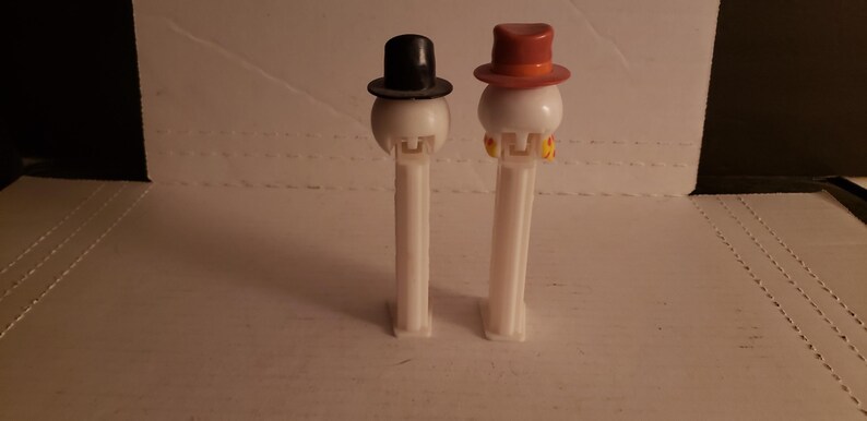 PEZ Snowmen Dispensers - Etsy