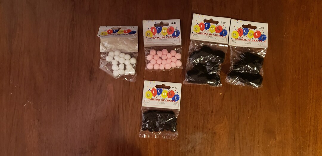 Assorted Poof Balls - Etsy