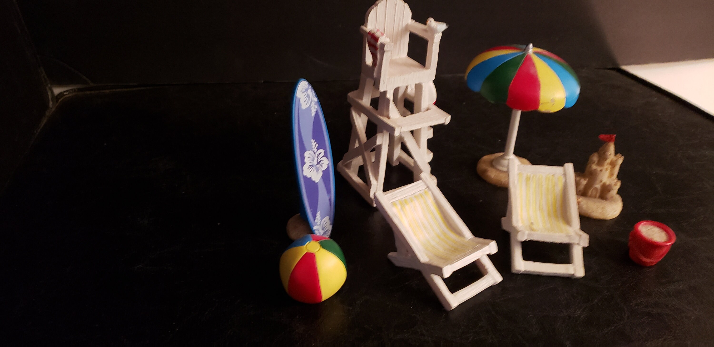 Wooden Beach Scenery Set - Etsy