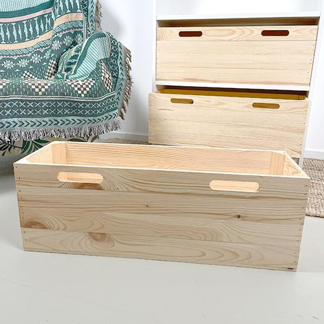 Natural Light Wooden Box for Billy Shelves Medium 76x26.5 X 25.5 Cm - Etsy
