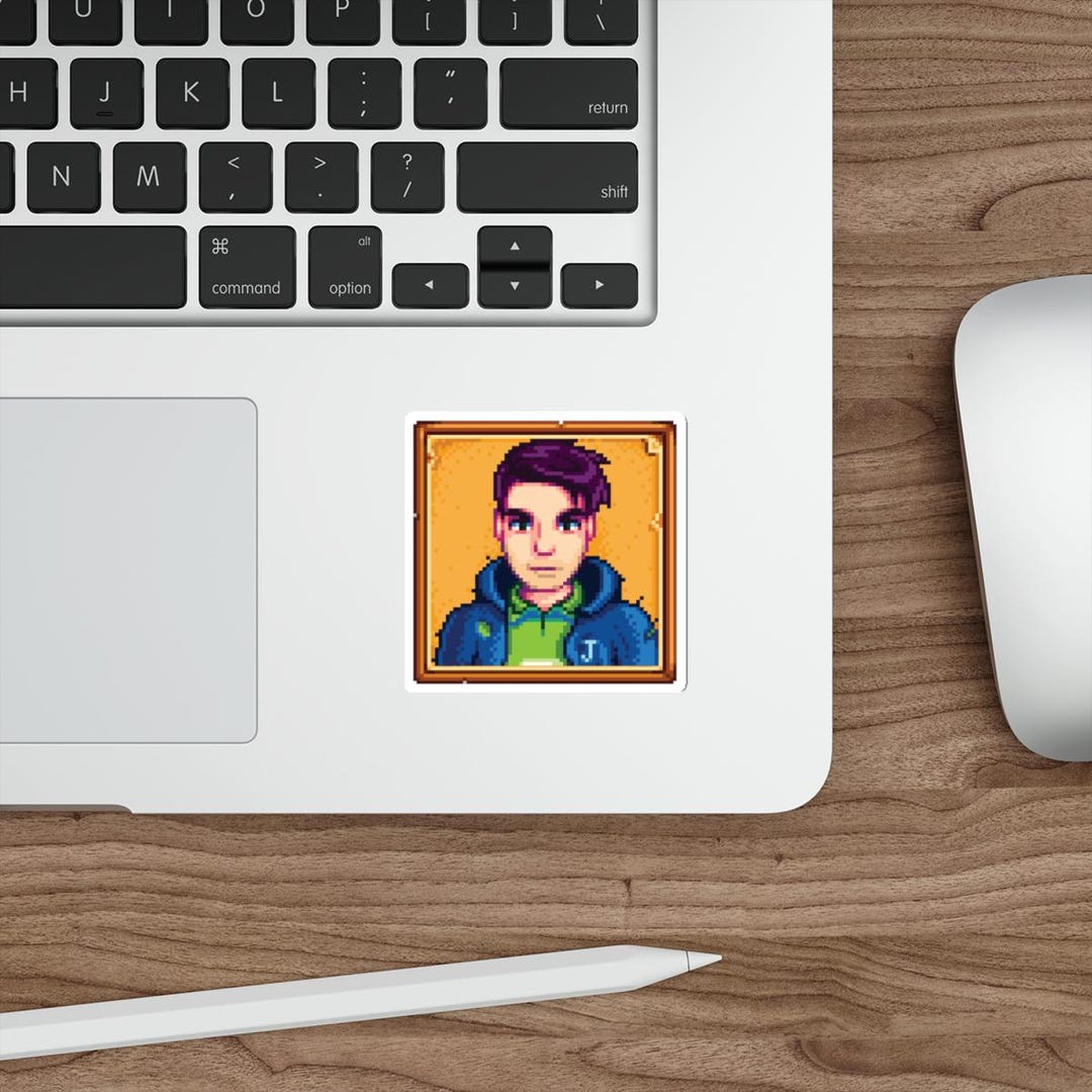Shane Stardew Valley Kiss-cut Sticker, Laptop, Journal, Planner, Decals ...