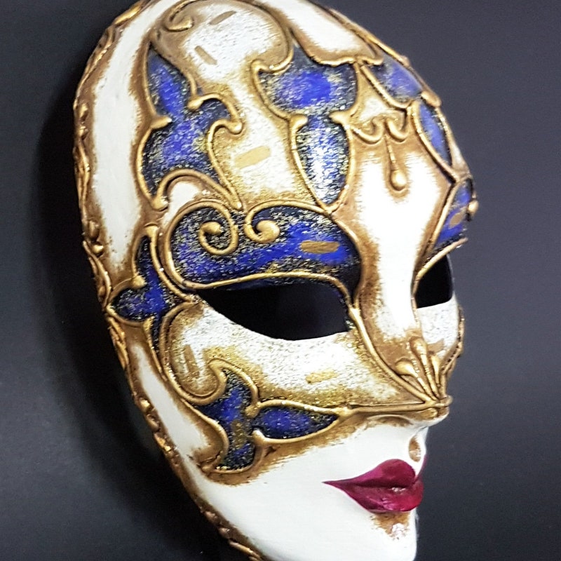 Full Face Masquerade Mask - Etsy