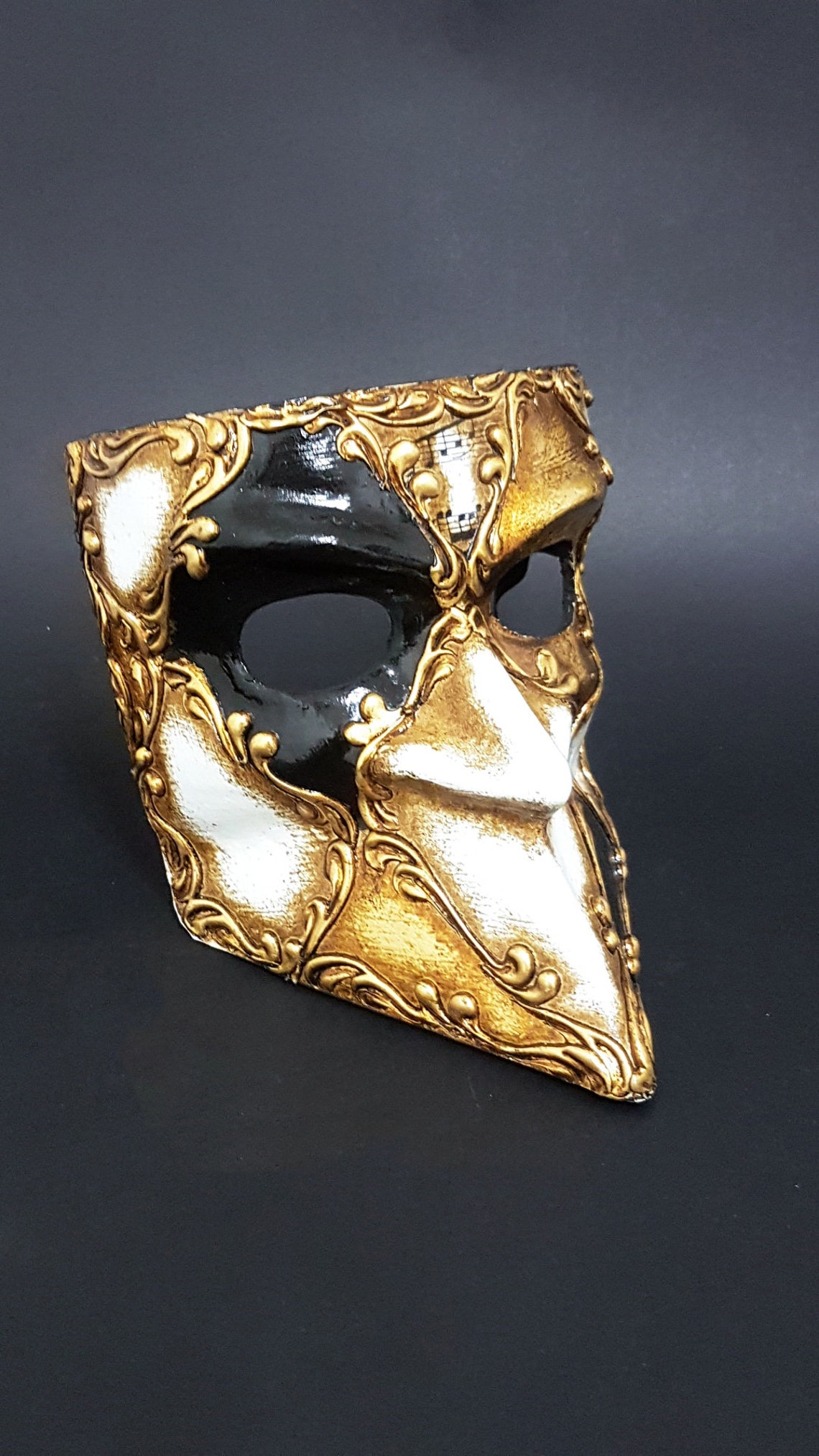 Bauta Masquerade Mask,full Face Mask,masquerade Ball Mask,venetian ...