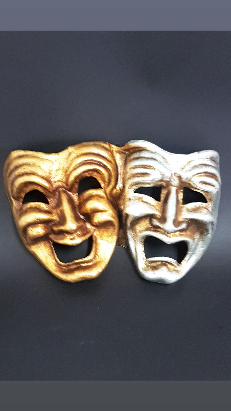 Tragicomedy,commedia Tragedia Masquerade Mask, Maschera Maschile ...