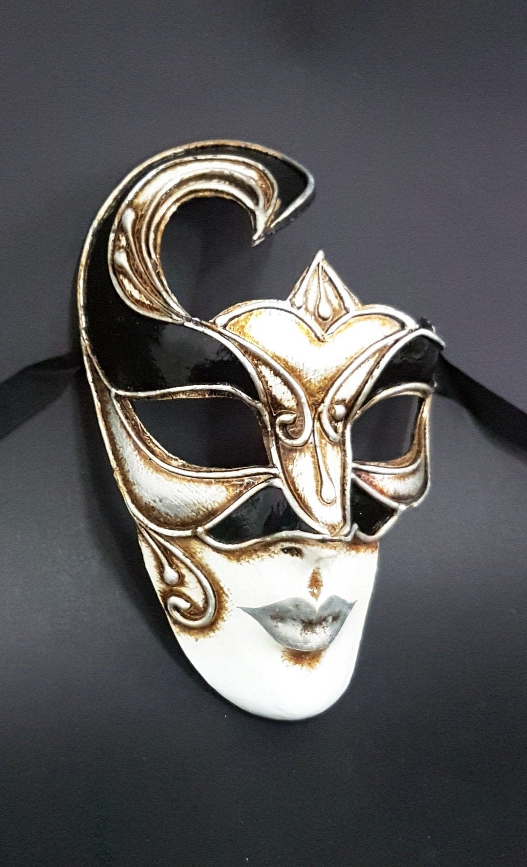 Masquerade Mask,full Face Mask,masquerade Ball Mask,masquerade Ball - Etsy