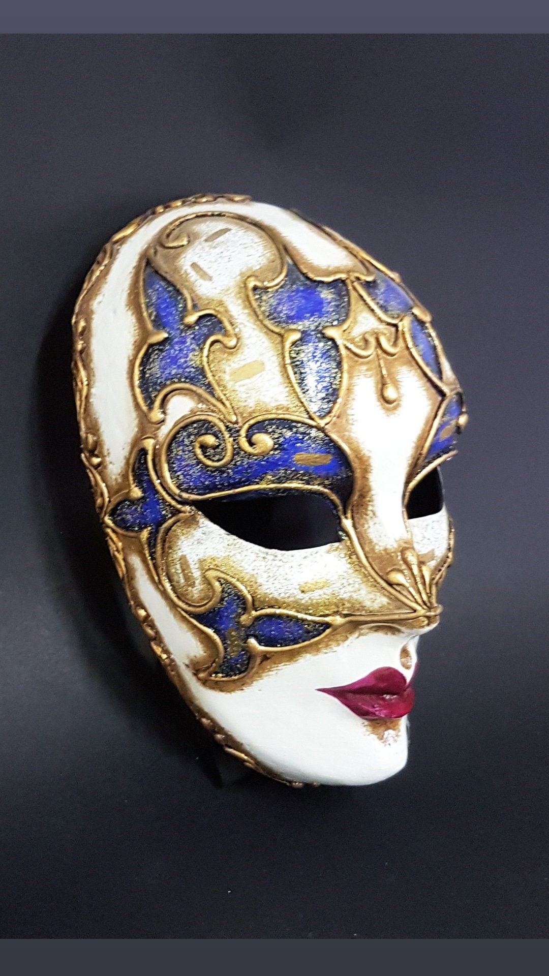 Masquerade Mask,full Face Mask,masquerade Ball Mask,masquerade Ball - Etsy