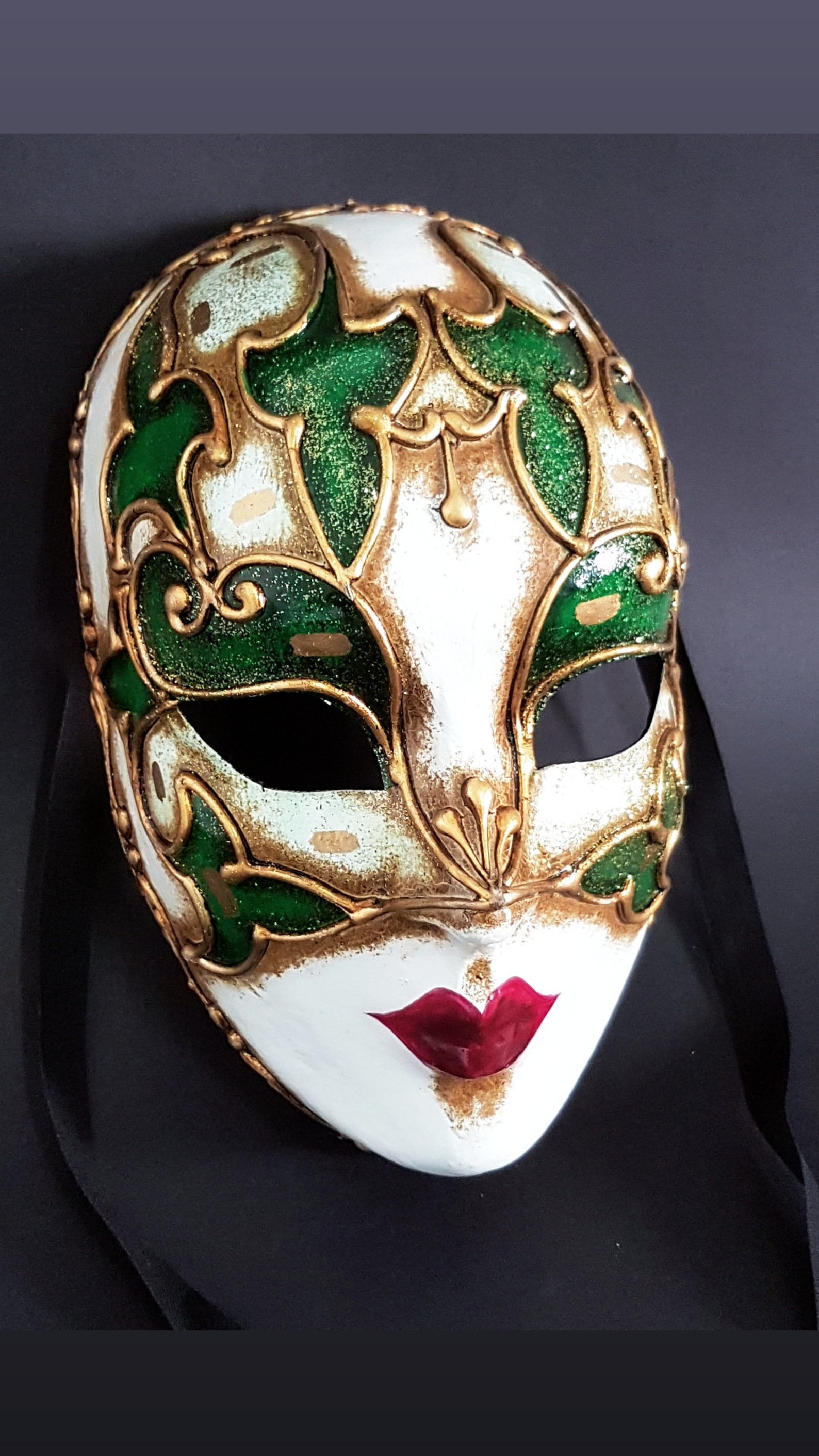 Masquerade Maskfull Face Maskmasquerade Ball Maskmasquerade | Etsy