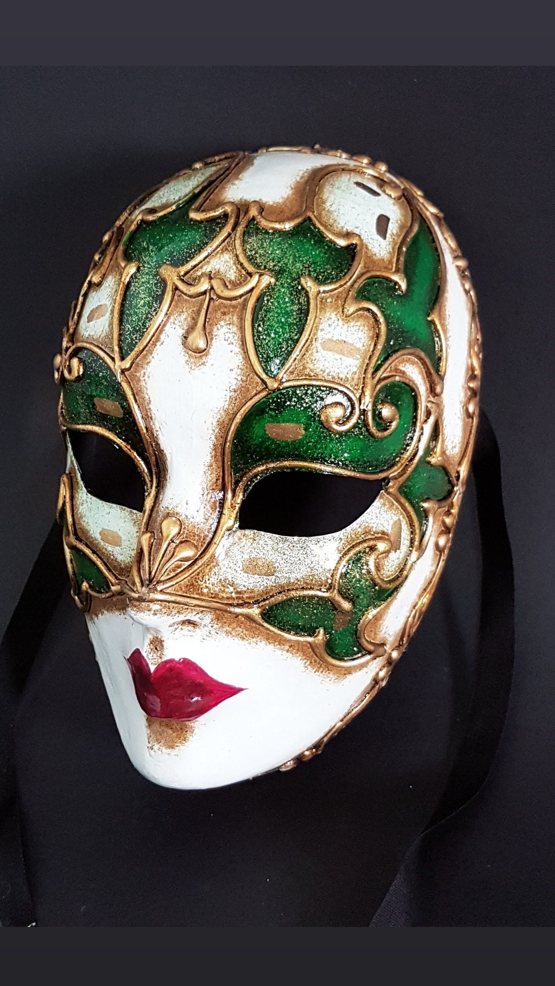 Masquerade Mask,full Face Mask,masquerade Ball Mask,masquerade Ball - Etsy