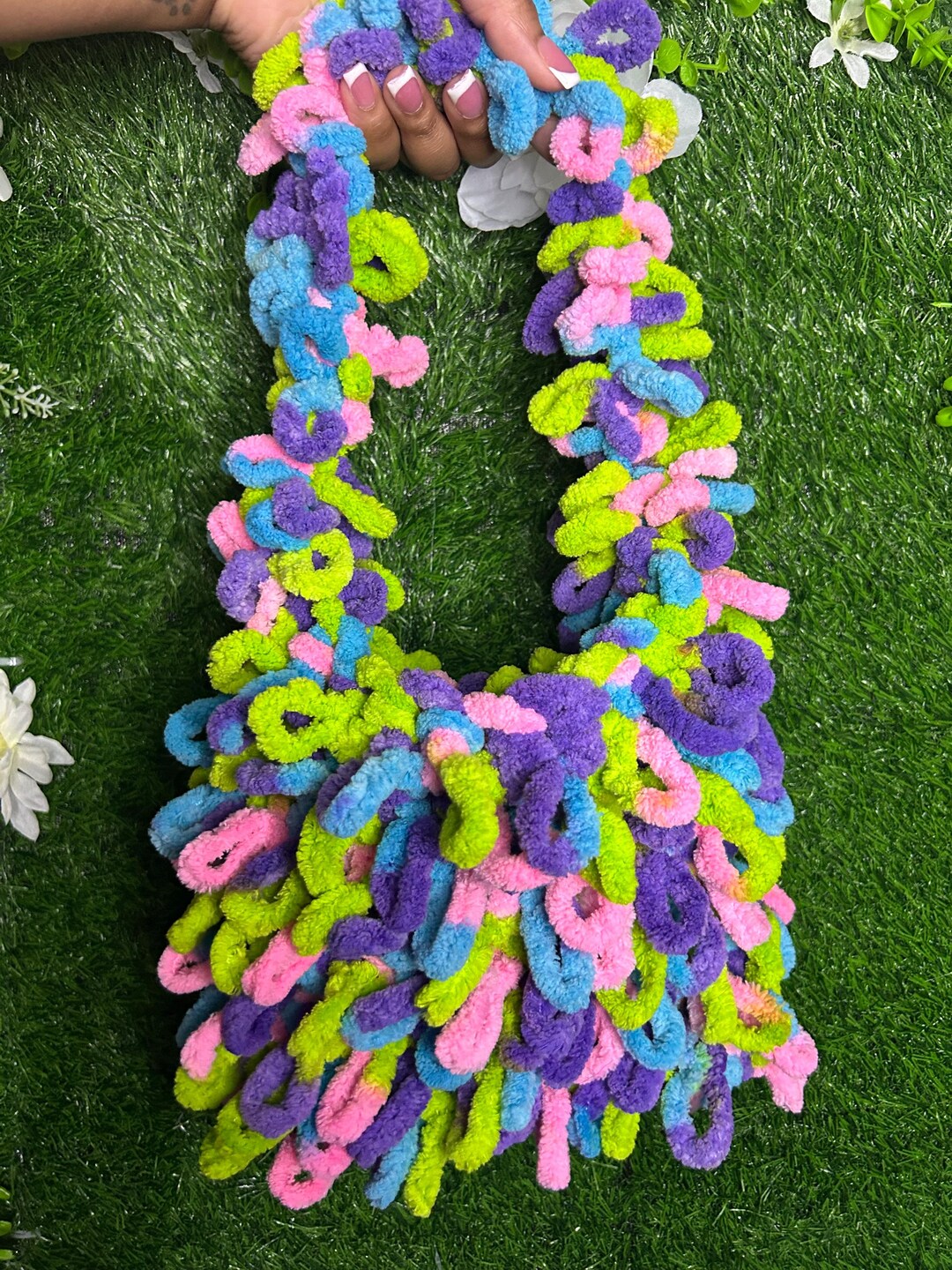 Crochet Loop Yarn Bag - Etsy