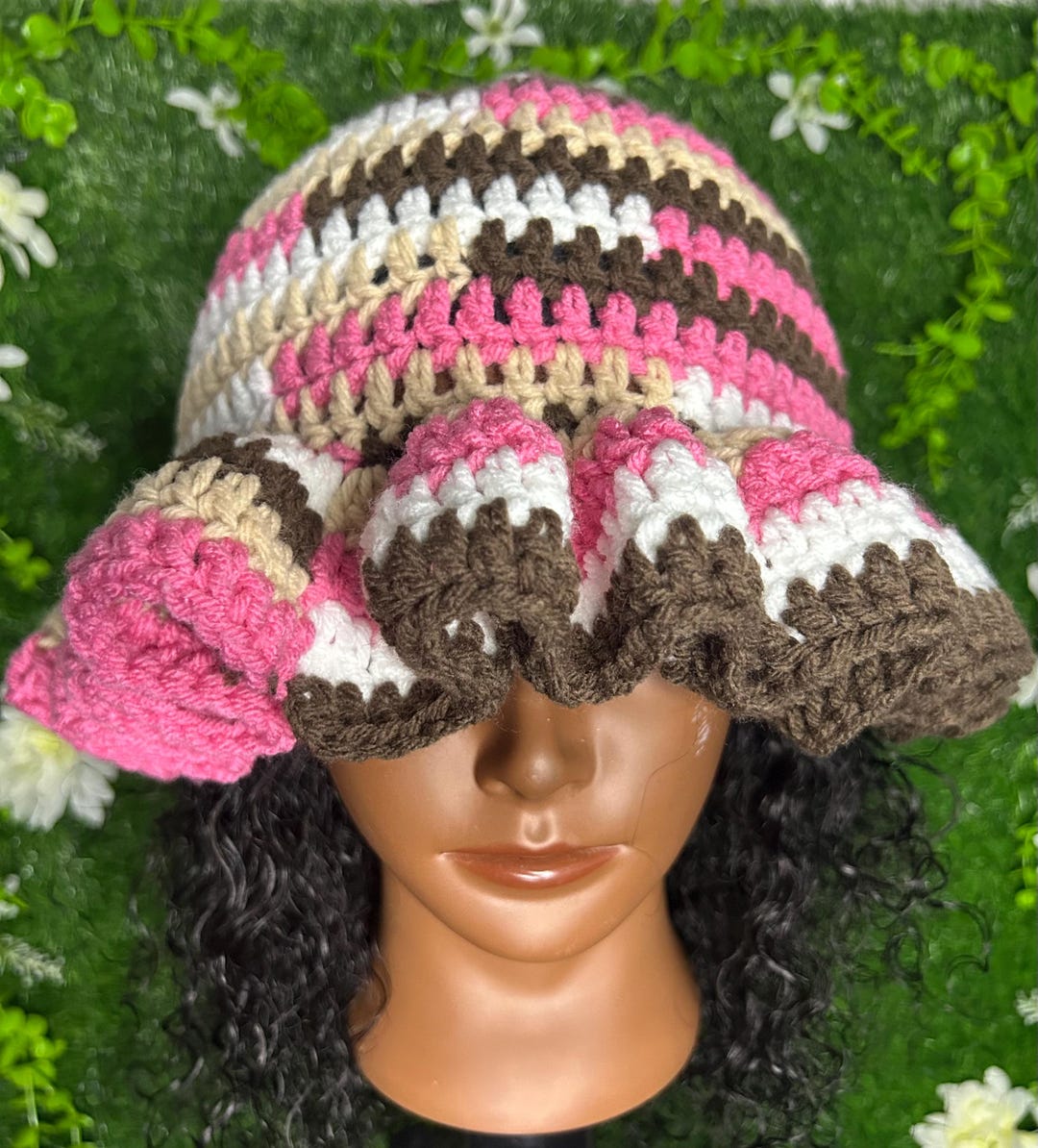 Crochet Wavy Brim Hat - Etsy