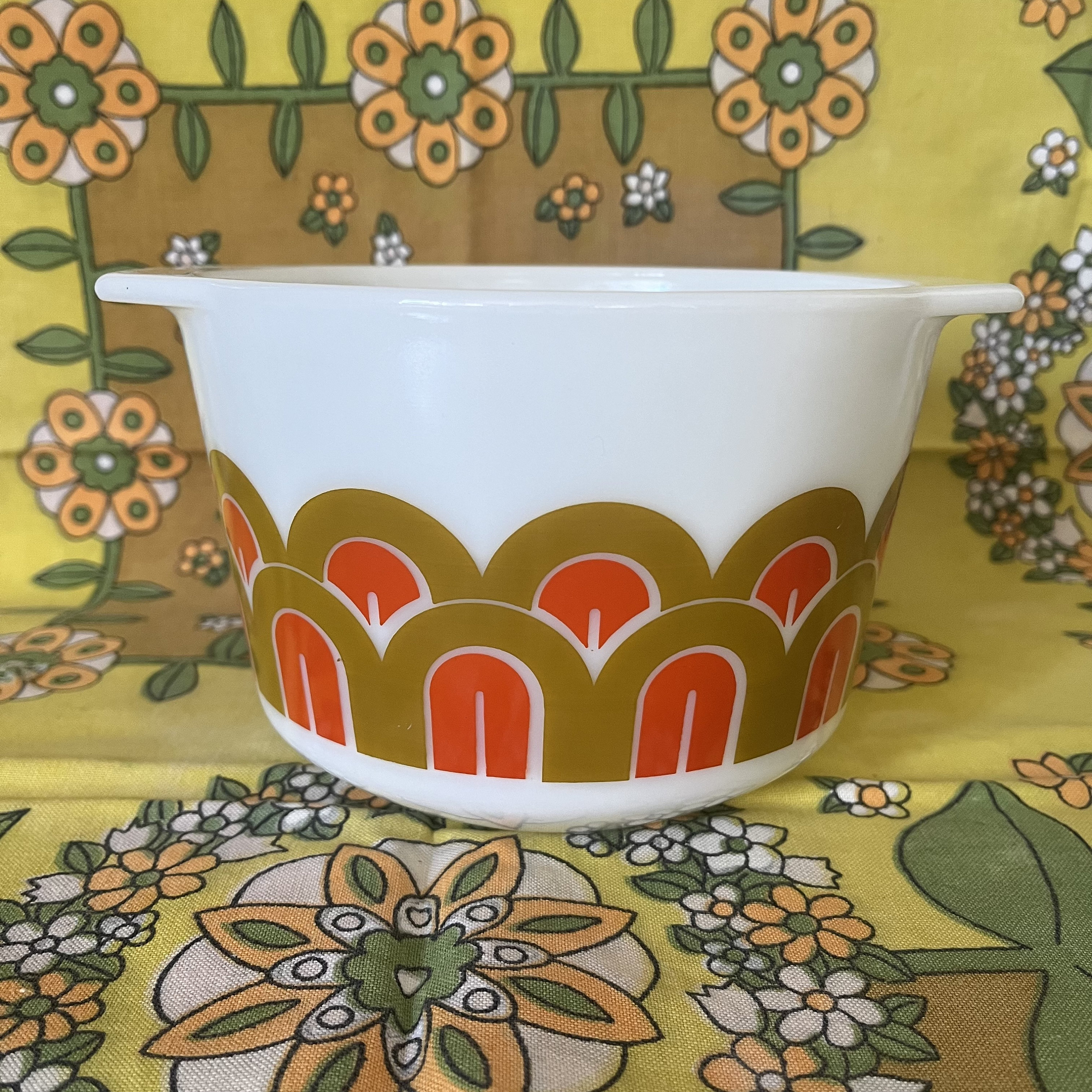 2x Vintage 1971 Pyrex Arches/ Fish Scales Straight-sided Mixer - Etsy