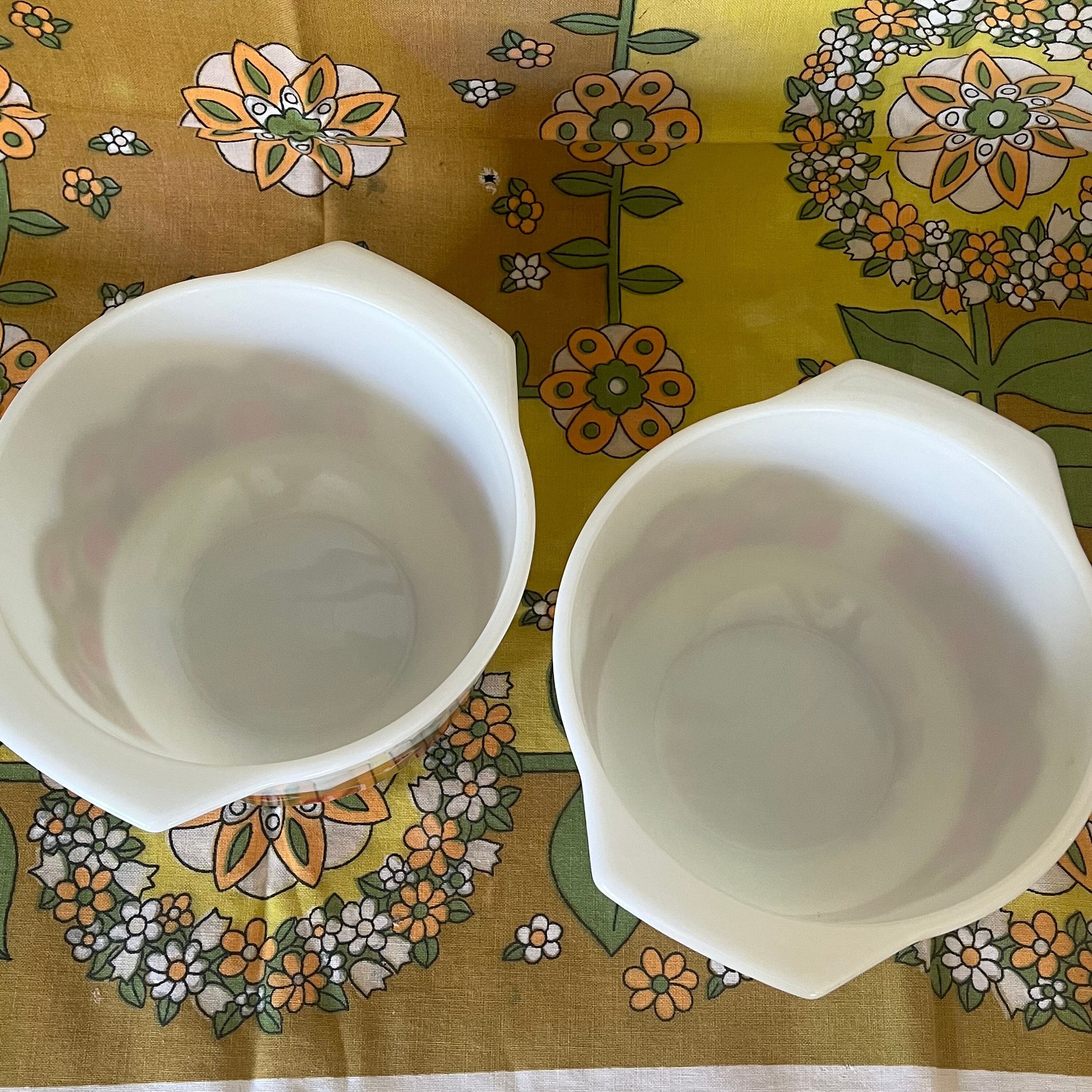 2x Vintage 1971 Pyrex Arches/ Fish Scales Straight-sided Mixer - Etsy