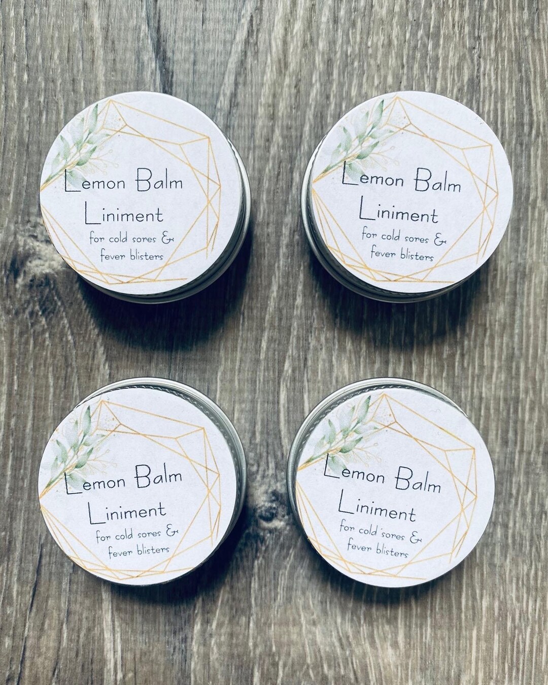 Lemon Balm Liniment for Cold Sores & Fever Blisters - Etsy