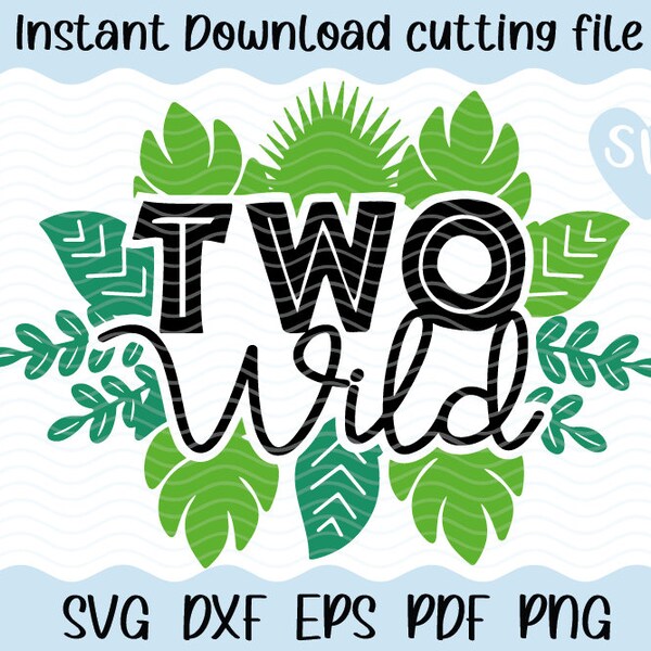 Two Wild Birthday - Etsy