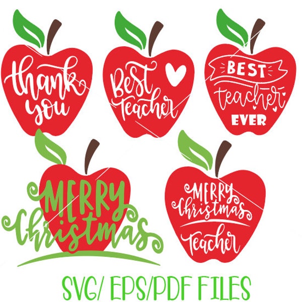 Teacher Thankyou Svg - Etsy