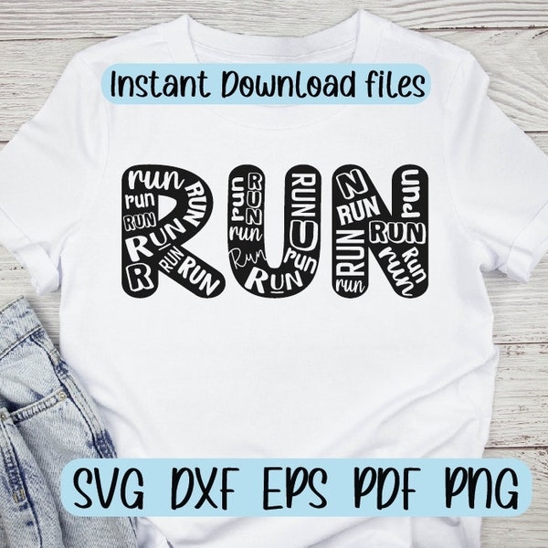 Color Run Svg - Etsy