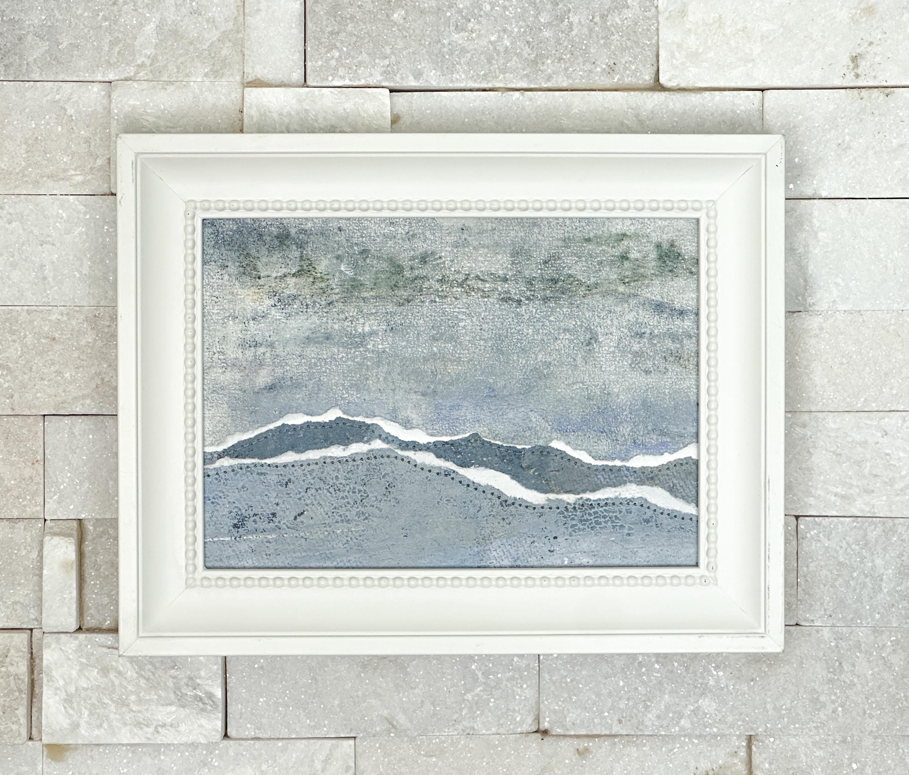 Winter Scene Artwork, Snowy Mountain, Winter Landscape Art,winter Scene ...
