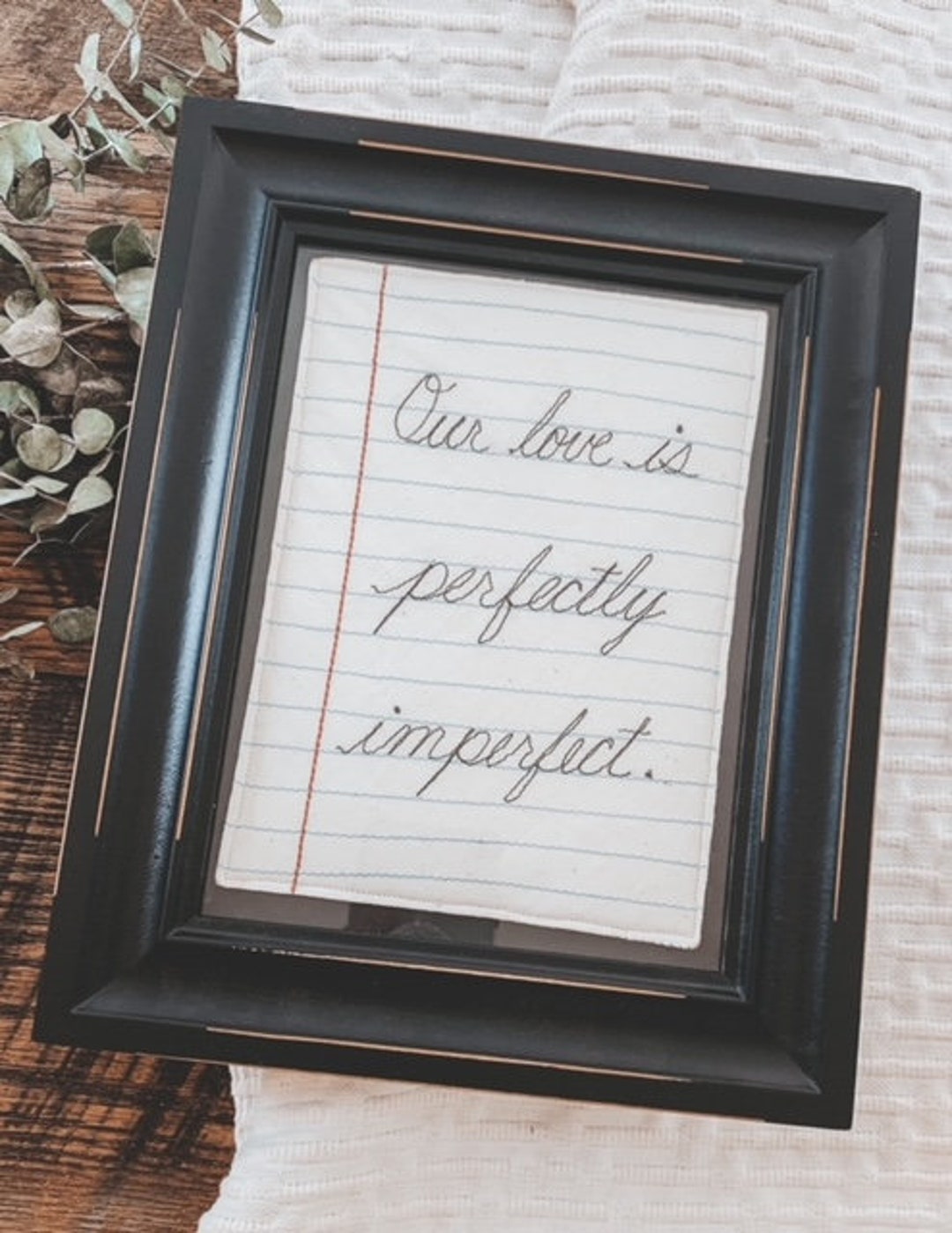 Love Letter,lined Notebook Paper,poetry,poem,handwritten, Wall Art ...