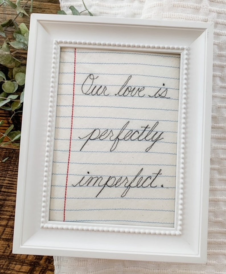 Love Letter,lined Notebook Paper,poetry,poem,handwritten, Wall Art ...