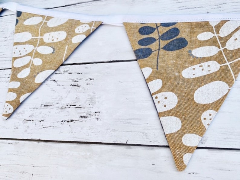 Rustic Floral Bunting Bannerfabric Banner Bunting Wedding - Etsy UK