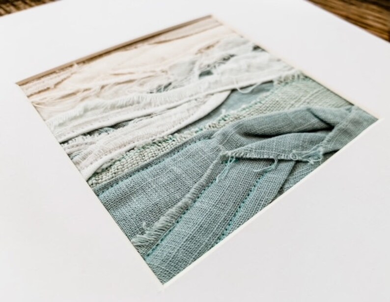 Fabric Landscape Art, Abstract Fabric Art, Textile Art, Ocean, Fabric ...