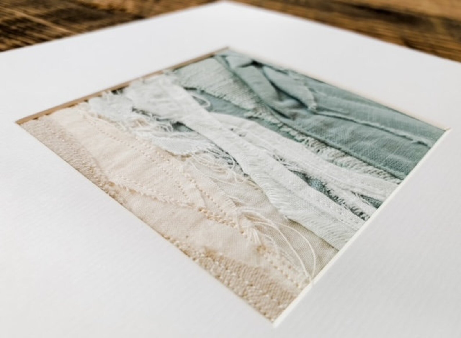 Fabric Landscape Art, Abstract Fabric Art, Textile Art, Ocean, Fabric ...